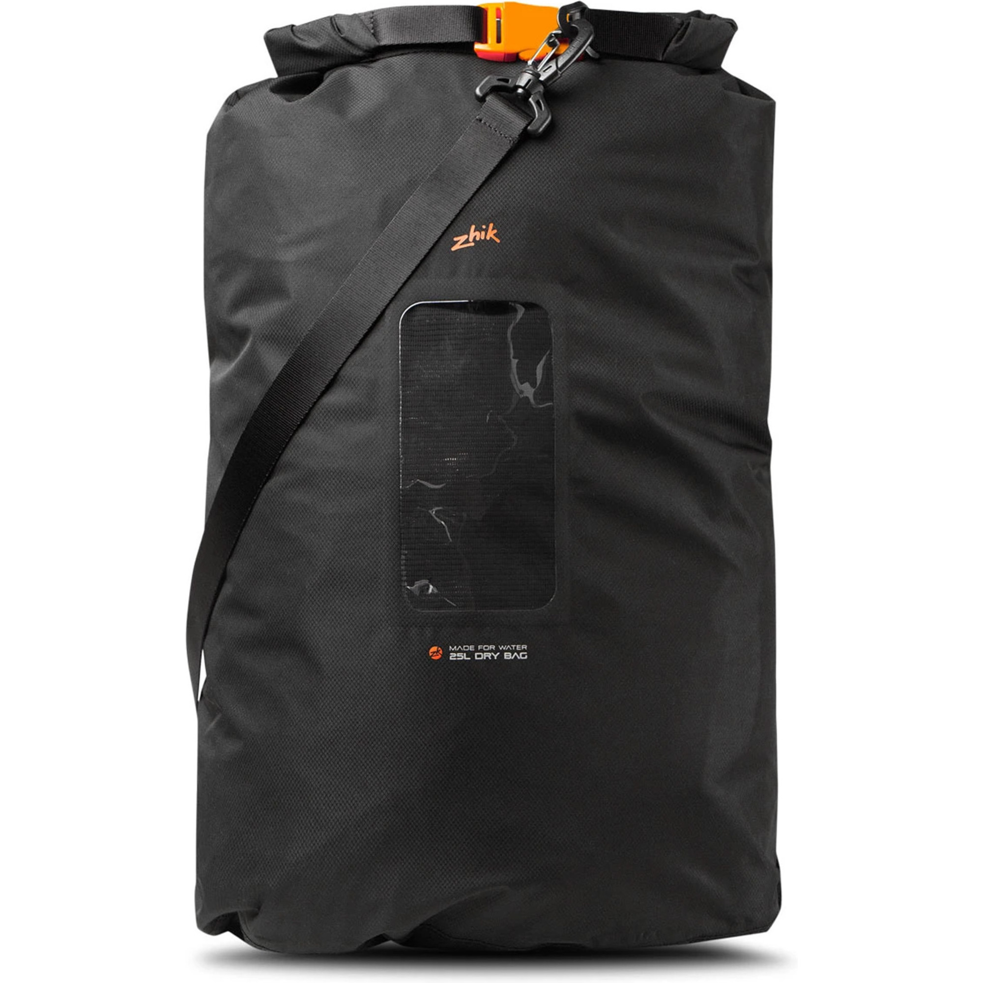 2025 Zhik 25L Roll Top Dry Bag LGG0420 - Black - Accessories - Luggage & Dry Bags | Wetsuit Outlet